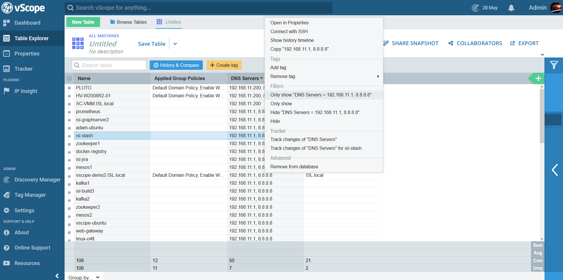 How Do I Use The Filter Panel Support Infrasight Labs
